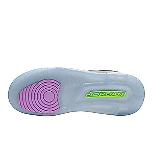 Jordan Air Jordan 3 Retro SE (Big Kid) Black/White/Electric Green/Violet Shock 6 Big Kid M
