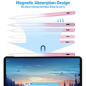 Stylus Pen for ipad, Active Pencil with Quick Charge, Palm Rejection Tilt Sensor, Magnetic Pen Compatible with 2018-2022 iPad Pro 11"/12.9",iPad 10/9/8/7/6,iPad Mini 5/6,iPad Air3/4/5