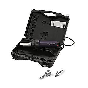 WELDY HT1600 Hot Blast Torch Overlap Plastic Hot Air Heat Gun Hot Welder Pistol Tool Kit 1600W