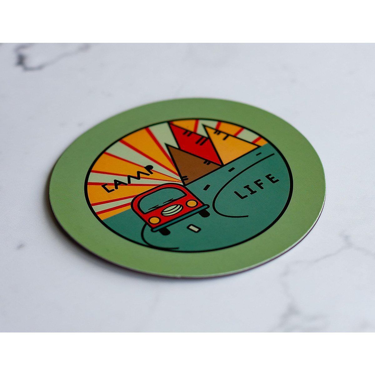 Salton Sea California Souvenir 4 Inch Vinyl Decal Sticker Camping Design