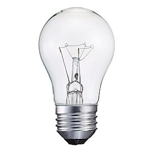 Philips LED 299990 Appliance Light Bulb, 40-Watt, A15 Glass Size, 1750 Hour Life, 1 Light Bulb, Clear, Single