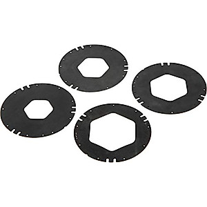 San Jamar EZ-Fit In-Counter Cup Dispenser, Plastic, Universal Disposable Cup Compatibility With Interchangeable Gaskets For Commercial Kitchen, 23.25 Inches, Black