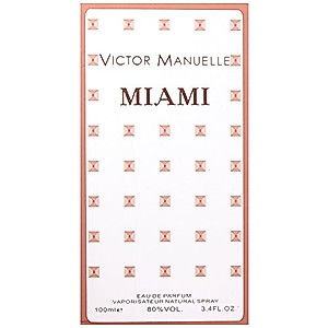 Victor Manuelle Miami Eau de Parfum Spray for Men, 3.4 Ounce