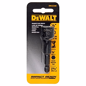 DEWALT DW2234IR 1/2-Inch by 2-9/16-Inch Magnetic Nut Driver