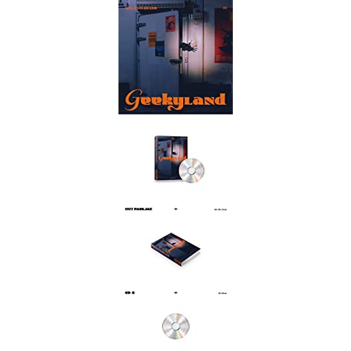 Dreamus PURPLE KISS - Geekyland - Main Version (4th Mini Album) CD+Folded Poster