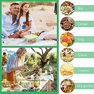 Akamino 4 Pack Sliced Cheese Container for Fridge, Butter Block Cheese slicer Holder with Lids, Airtight Plastic Storage Box for Keeps Deli Cheese Fresh Longer