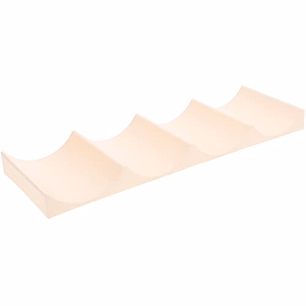 Tofficu European Style Wine Rack, Plastics Wave Shape Wine Bottle Holder, Stackable Anti Slip Countertop Wine Bottle Display for Pantry Kitchen Fridge Wine Soda Pop and Beer