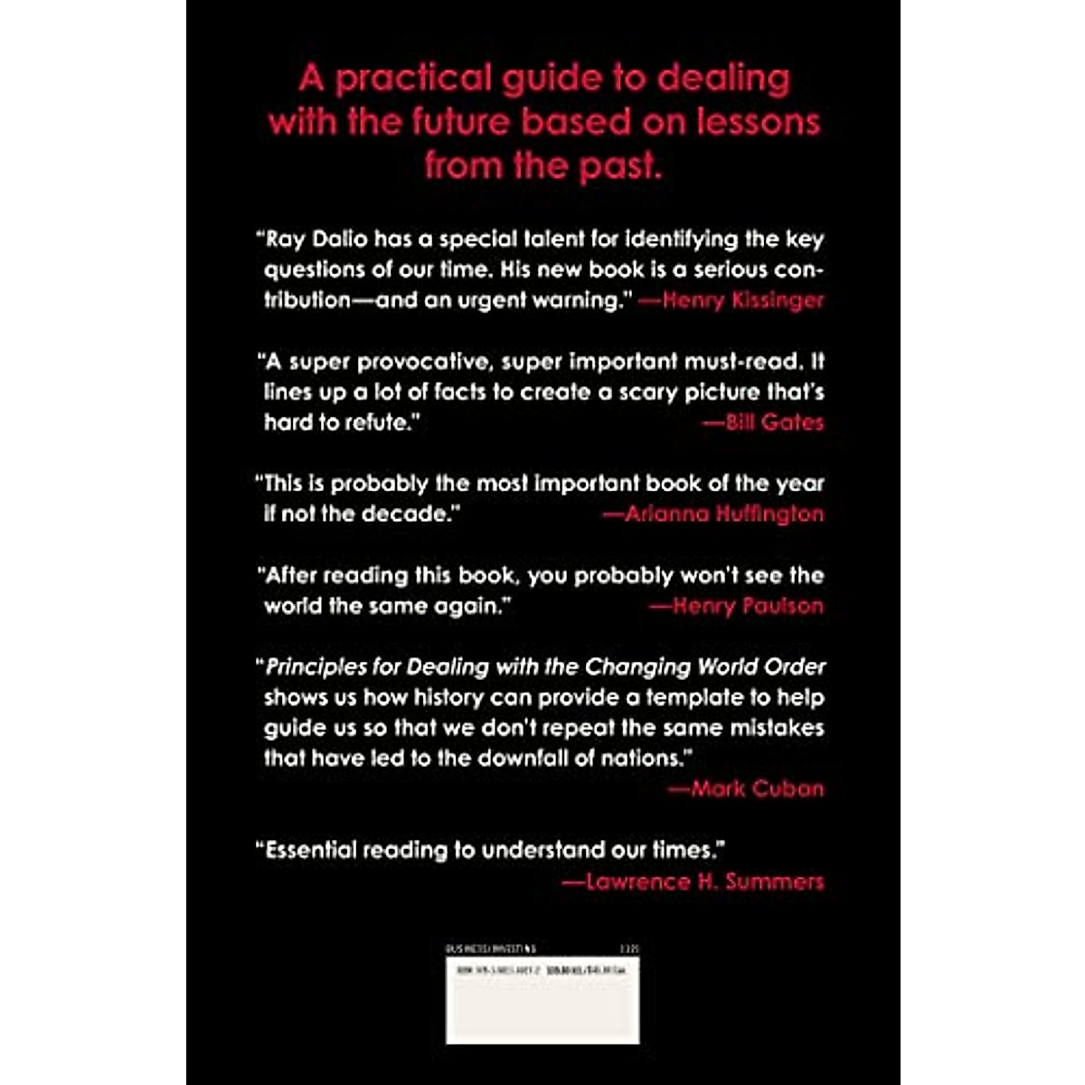 Principles for Dealing with the Changing World Order: Why Nations Succeed and Fail