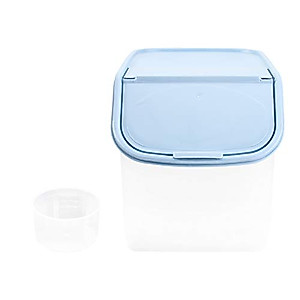Cabilock Rice Storage Bin Cereal Containers Large Dispenser Food Storage Containers Kitchen Pantry Storage Containers for Sugar Flour and Baking Supplies Blue