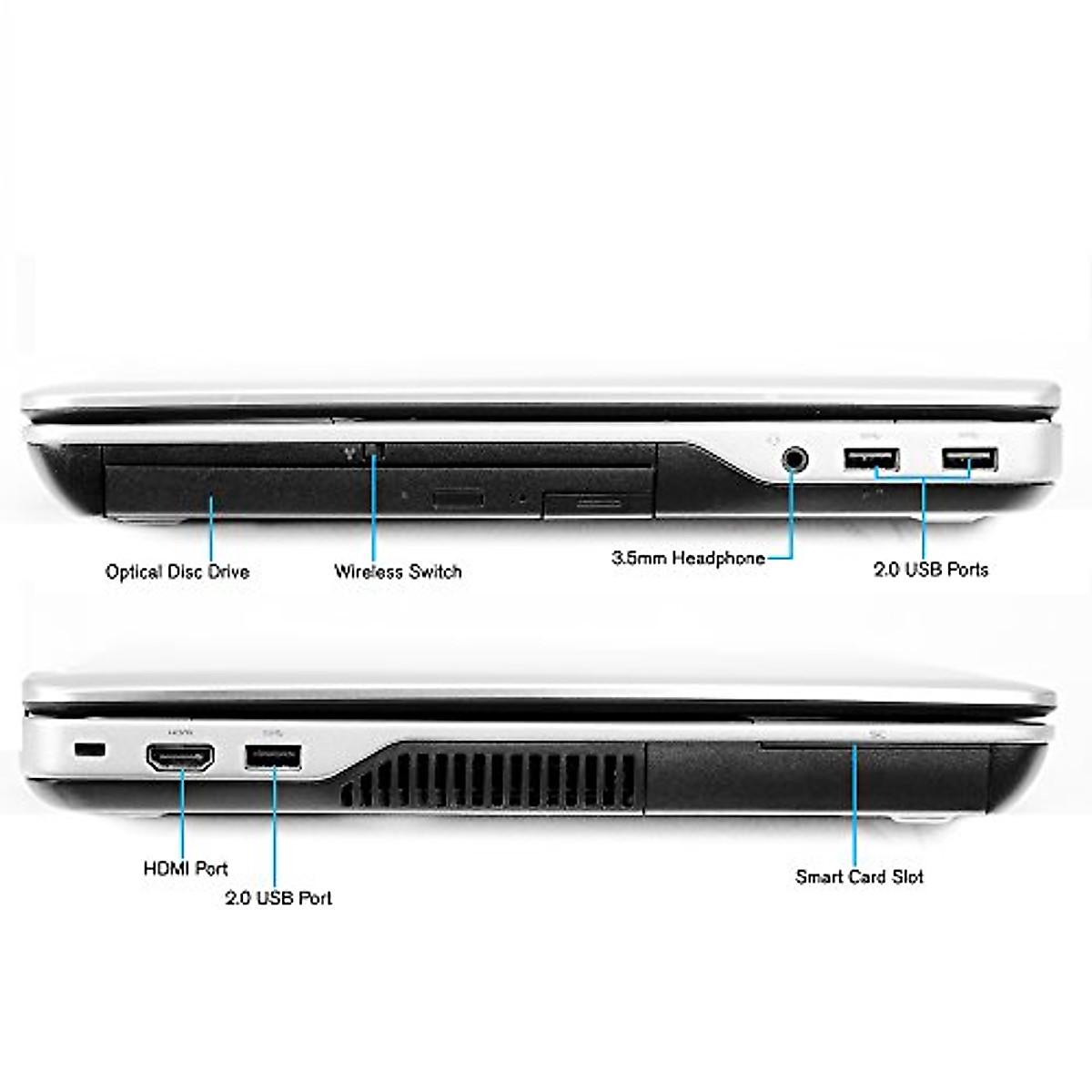 Dell Latitude E6540 15.6in Laptop, Core i5-4300M 2.6GHz, 8GB Ram, 240GB SSD, DVDRW, Windows 10 Pro 64bit (Renewed)