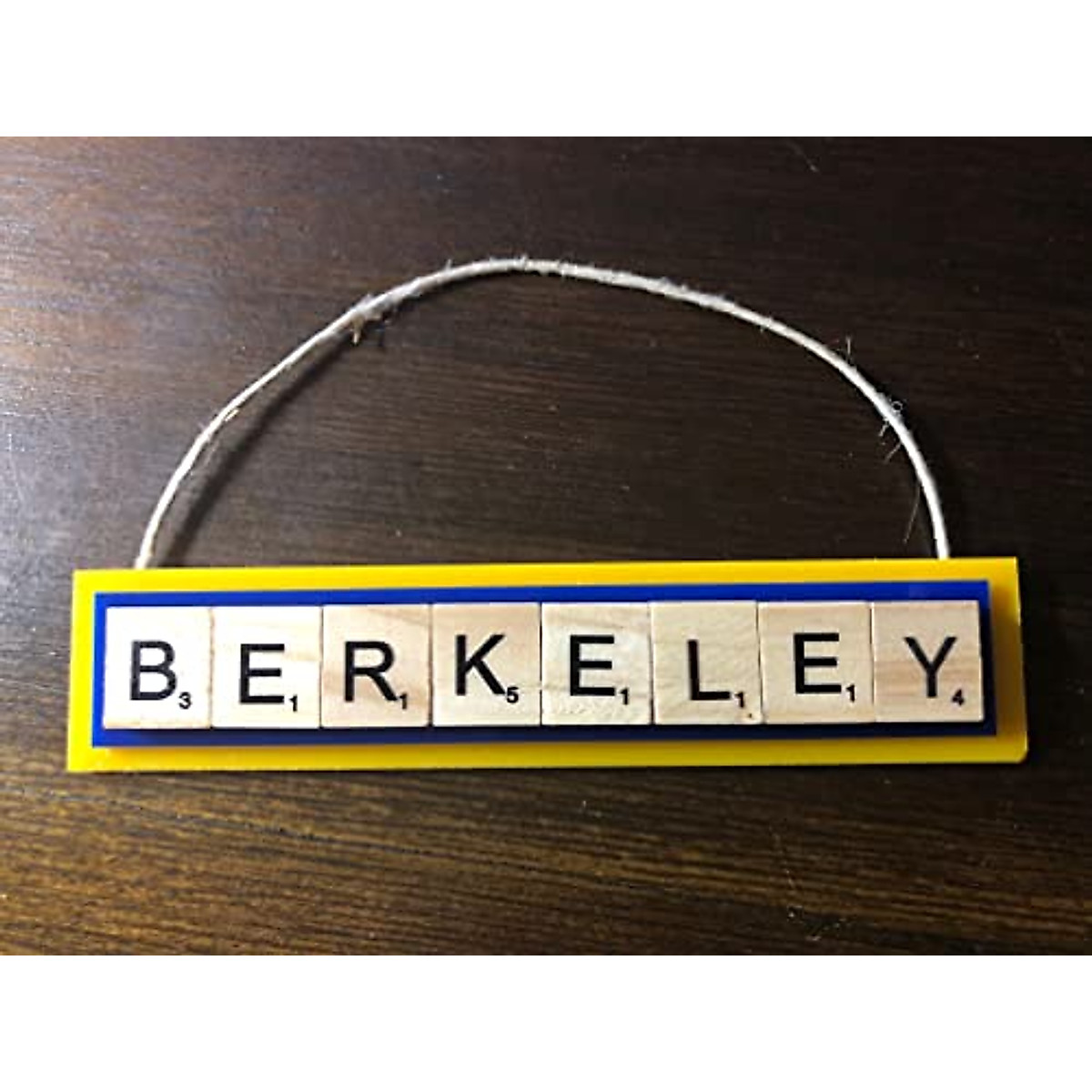 Cal UC Berkeley University of California Christmas Ornament Letters Tiles