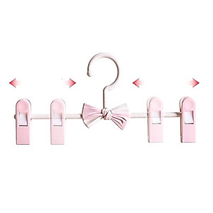 IULJH Plastic Non-Slip Clothes Hanger Trouser Clip Adjustable Telescopic Trouser Rack ( Color : Black-JoJo's Bizarre Adventure1 , Size : 27.5cm )