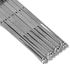 HOHXFYP Pastry Cutter, Versatile Multi Wheel Dough Roller Divider, Durable Stainless Steel Dough Roller Cutter for Cut Evenly Into Pastries, Dough, Pizzas, and Cakes(11.4in-Silver)