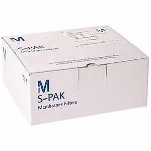 EMD Millipore S-Pak HAWG047S6 Mixed Cellulose Ester Sterile Filter Membrane, 0.45µm Pore Size, 47mm Filter Diameter, White, Gridded Surface (Pack of 600)