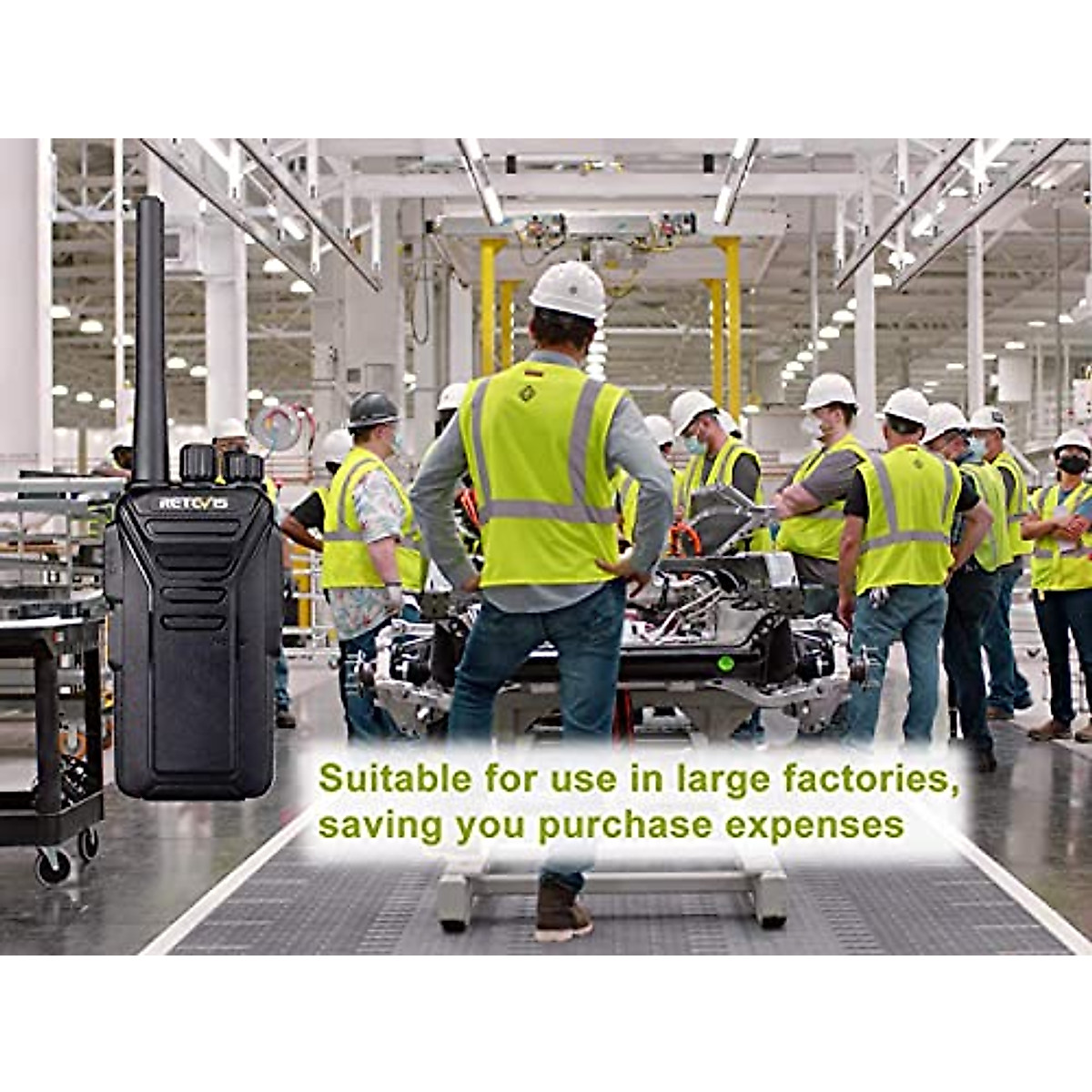 Retevis RT27 Walkie Talkies Long Range,Rechargeable Two Way Radios,USB Charger Base Fall Resistant Simple,Hands Free 2 Way Radio for Work,Hotel School Healthcare(20 Pack)