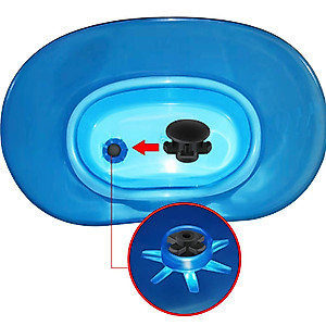 BBTO 8 Pieces Replacement Part Reservoir Tank Valve Rubber Gasket for Water Flossers, Washer Reservoir Plug Compatible With Waterpik WP100, WP900, WP112, WP250, WP300, Ultra, Nano, Traveler, VAVA, H2o