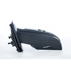 Dependable Direct Left Driver Side Mirror Compatible with Nissan Sentra (2007 2008 2009 2010 2011 2012) Manual, Unpainted Non-Heated Outside Rear View Replacement Door Mirror - Parts Link #: NI1320166