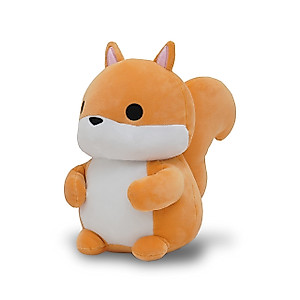 Avocatt Brown Squirrel Plush Toy - 10 Inches Plushie Stuffed Animal - Hug and Cuddle with Squishy Soft Fabric and Stuffing for Boys and Girls