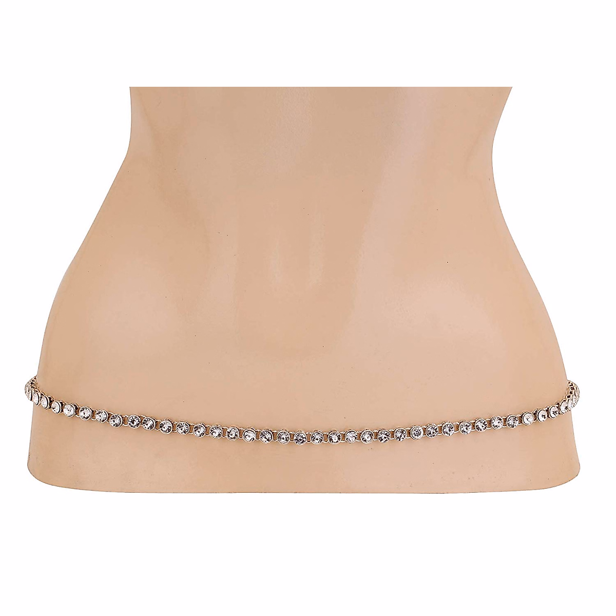 Jwellmart Indian Oxidized Silver CZ Stone Studded Saree Belt/Kamarbandh/Waist Belt