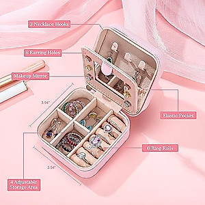 Parima Travel Must Haves Jewelry Box, Constellation Jewelry Box | Small Jewelry Organizer Box | Necklace Earrings Ring Box | Mini Travel Jewelry Case for Girls Jewelry Box -Taurus