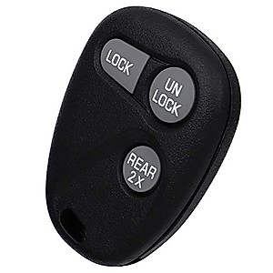 ZENITHIKE Keyless Entry Remote Key Fob 3 Buttons for 97-02 for Chevy for GMC for Oldsmobile Express Sonoma for Astro for Suburban for Tahoe Yukon Jimmy Savana Bravada 16207901-5 X 1pcs