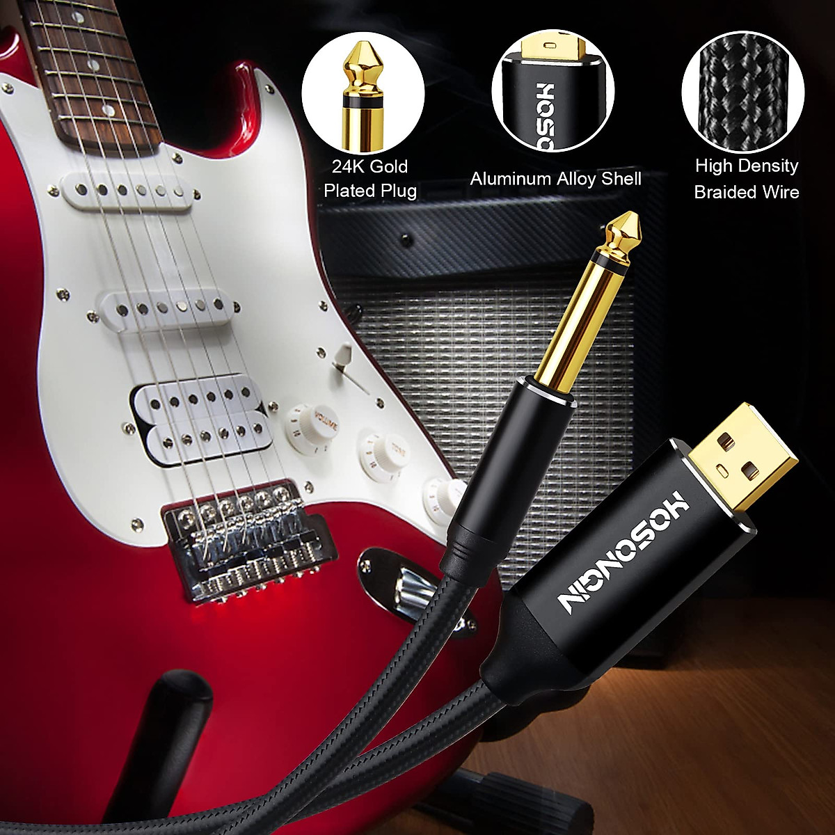 HOSONGIN XLR Female to XLR Female Adapter, 3PIN XLR Female to XLR Female Heavy Duty Metal Audio Microphone Adapter, 2 Pack