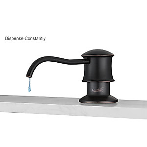 AguaStella AS94ORB Oil Rubbed Bronze Pull Down Kitchen Faucet and ASF42ORB Oil Rubbed Bronze Built in Soap Dispenser Combination