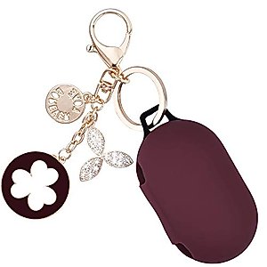 OLEBAND Galaxy Buds and Buds Plus Case with Keychain and Cute Accesories,Soft Silicone Protective and Anti-Slip Cover for Samsung Buds+ Charging Case,Earbuds Charging LED Visible