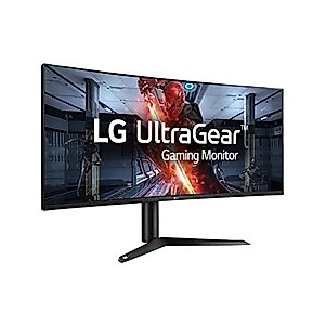 LG 38GL950G-B 38 Inch QHD Ultra Wide 1440p UltraGear Nano IPS 1ms Curved Gaming Monitor with 144HZ Refresh Rate and NVIDIA G-SYNC, Black