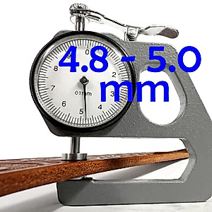 BS230 Men's Heavy-Duty Strap Genuine Full Grain Western Floral Engraved Tooled Leather Belt Strap 1-1/2"(38mm) Wide (Tan, 34)