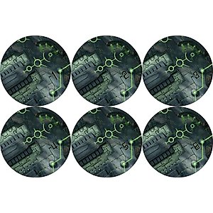 40K Neoprene Objective Markers - Necron