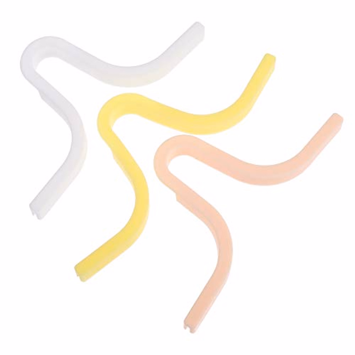 EXCEART Anti- Fog Nose Bridge Pads Strip Self- Adhesive Face Inner Support Frame Eyeglasses Nose Pads Plastic Seal Nose Cushion Holder Eyeglasses Strip