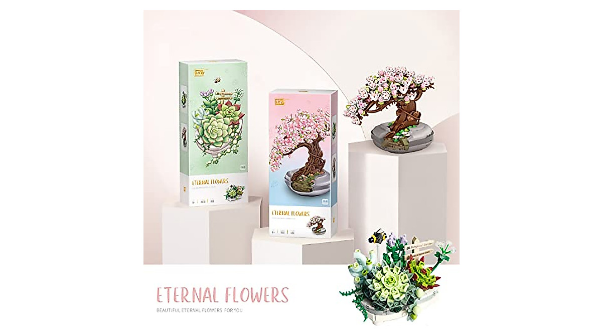 Creative Mini Sakura Bonsai Building Set for All Ages