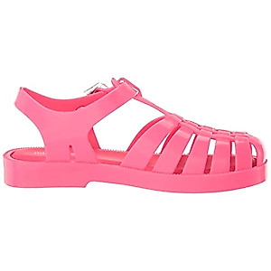 Mini Melissa Girls Flat Sandals, Pink, 7 Toddler