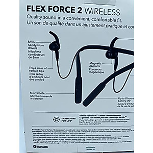 iFrogz - Flex Force 2 in Ear Bluetooth Headphones - Black and Gray