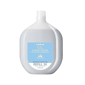 Method Gel Hand Soap Refill, Sweet Water, 34 oz, 1 pack, Packaging May Vary