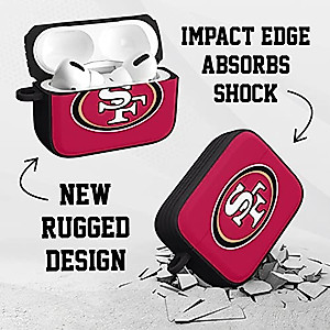 GAME TIME San Francisco 49ers HDX Case Cover Compatible with Apple AirPods Pro 1 & 2 (Classic)