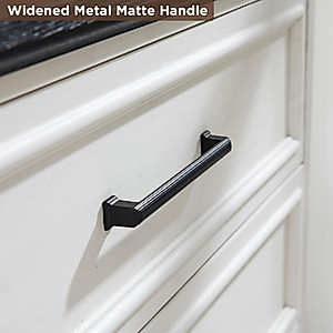 ACCOHOHO Farmhouse 5 Drawers Dresser Chests for Bedroom,46" Tall Wood Rustic Chest of Drawers with Wide Metal Handle,Natural Texture,Drawer Organizer for Bedroom,Living Room,Hallway and Entryway,White