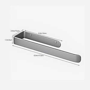 Towel Racks, Towel Rack Wall Mounted, Towel Bar, Towel Holder, Bathroom Hardware Accessory for Bath Vanity Kitchen Door Shower (Color : White, Size : 6.9in/17.5cm)