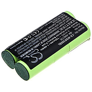 Estry 2.4V BK-4MCCE Battery Replacement for WATERPlK Sensonic Plus SR-3000 Sensonic Plus SR-3000E 900 Sonic Toothbrush BK-4MCCE Battery