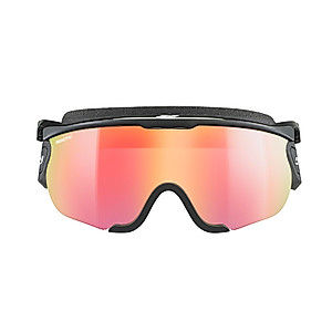 Julbo Sniper EVO M: Goggles With REACTIV Or Spectron Lens (Black/Black, REACTIV 1-3 High Contrast)