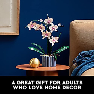 LEGO Icons Orchid 10311 Artificial Plant Building Set with Flowers, Home Décor Gift for Adults, Botanical Collection, Great Gift for Birthday and Anniversary for Her and Him