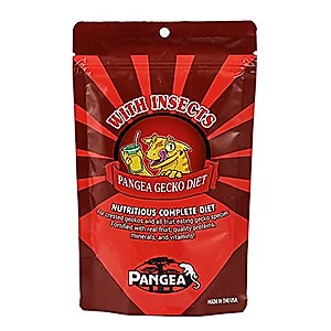 Pangea Fruit Mix with Insects Crested Gecko Complete Diet 1 lb