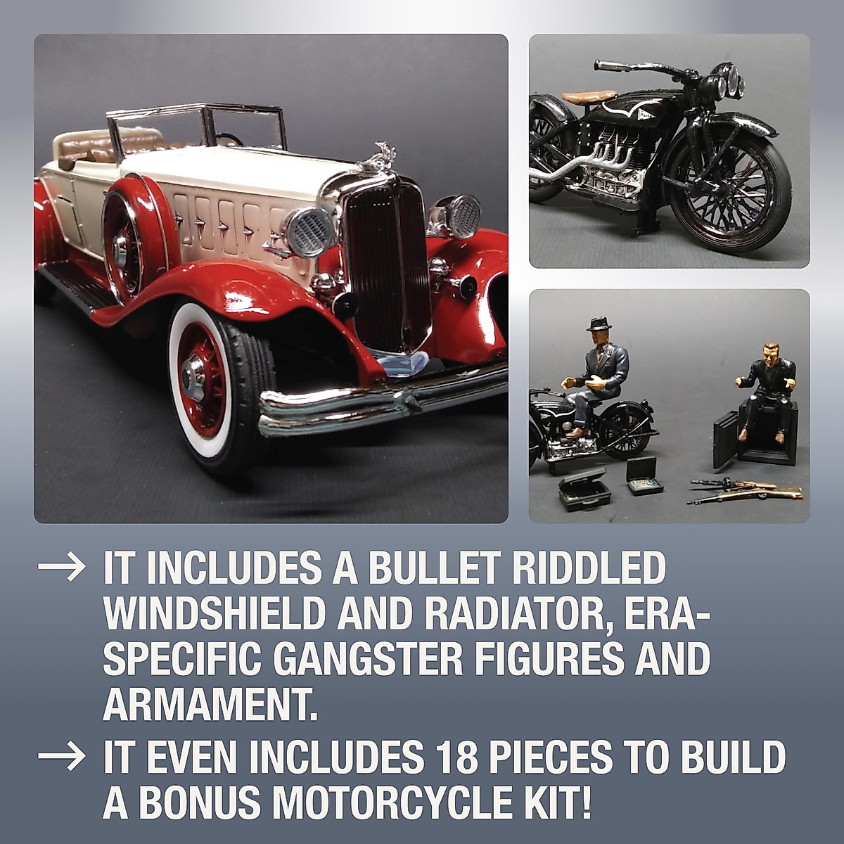 MPC 1932 Chrysler Imperial "Gangbusters" 1:25 Scale Model Kit