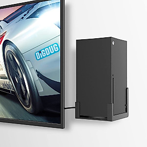 Monzlteck Wall Mount Holer for Xbox Series X,All Metal Vertical Hanging On Wall with Power Botton Left/Right,Wall Shelf Bracket for XSX