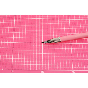 NT Cutter Resin Holder Art Knife, Pink Holder, 1 Knife (D-401P-P)