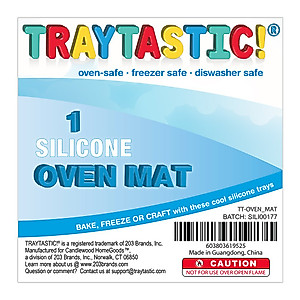 Traytastic! Non-Stick Silicone Baking Mat (Pyramid Style) - Great for Cooking, Baking, Grilling, Gummies, Candy, Crafts