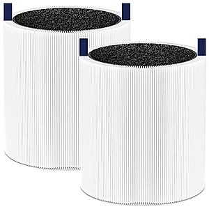 NXBHG Blue Pure 511 Filter Replacement Compatible with Blueair Blue Pure 511 Air Purifier, 2 Pack Blue Air 511 Filter Particle and Activated Carbon Filter