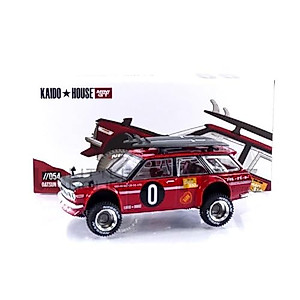 Datsun 510 4×4 Wagon Kaido GT Surf Safari RS V2 (by Jun Imai) Kaido House 1/64 Diecast Model Car True Scale Miniatures KHMG054