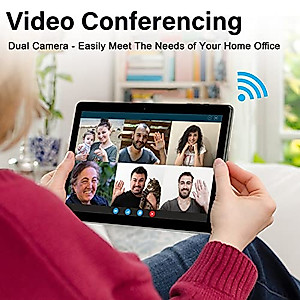 Android Tablet, 10 inch Android 12 Tablet, 2GB RAM 32GB ROM, 512GB Expand Android Tablet with Dual Camera, WiFi, Bluetooth, IPS HD Touch Screen, Google GMS Certified